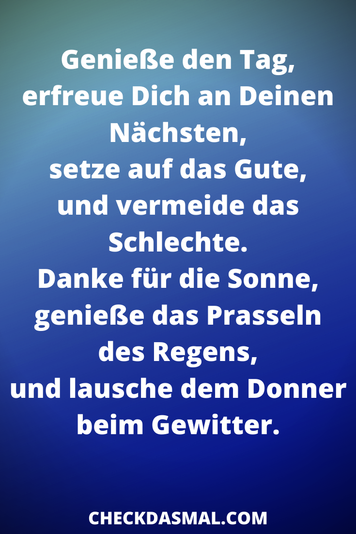 "Sei dankbar" - checkdasmal.com