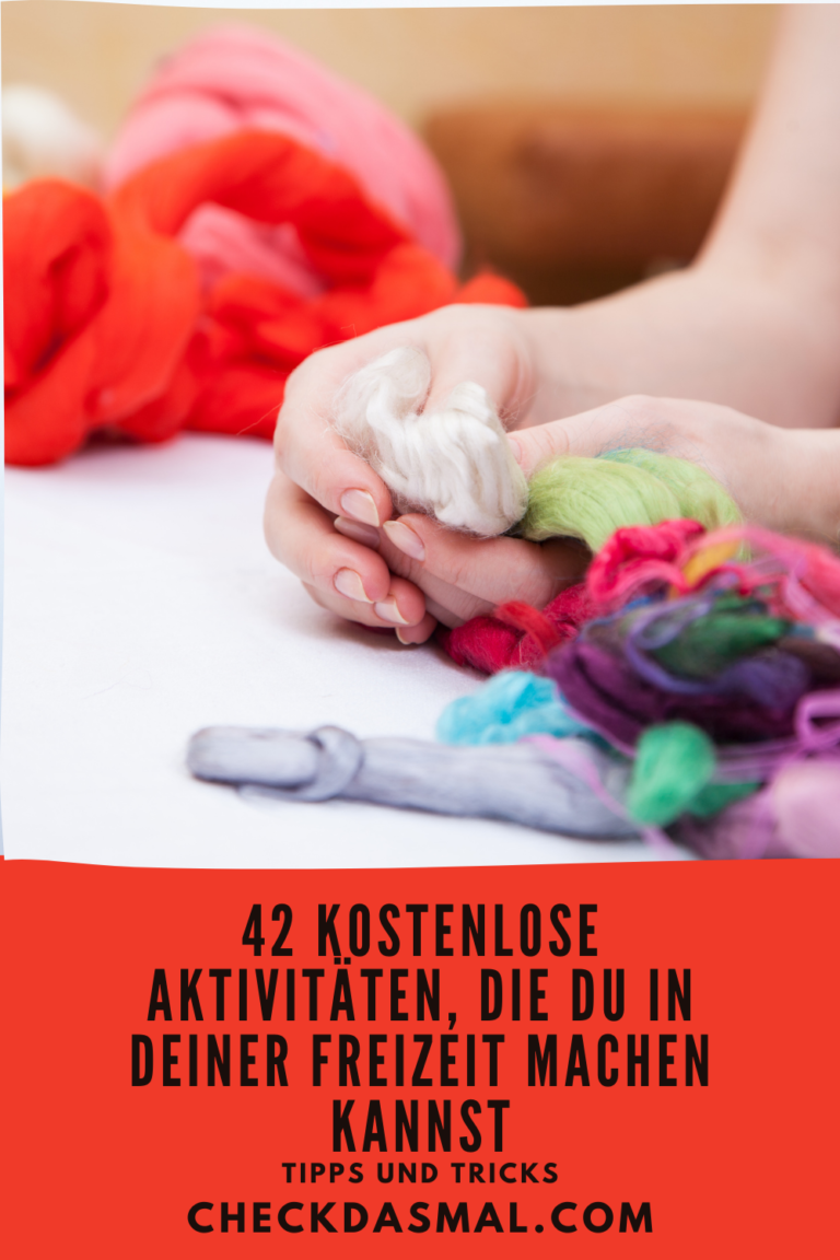 42 kostenlose Aktivitäten, die du in deiner Freizeit machen kannst ...