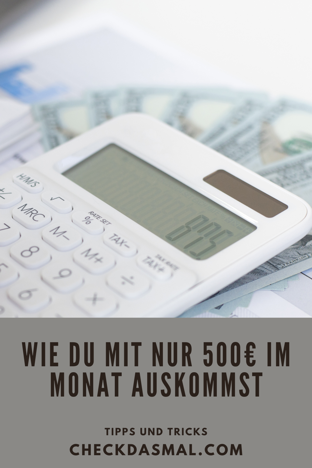 Wie du mit nur 500€ im Monat auskommst - checkdasmal.com